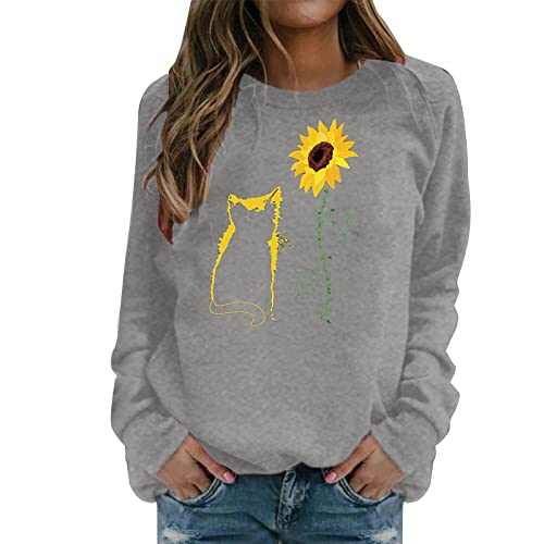 Blouses for Women Fashion 2022, Autumn Dressy Oversized Jean Jacket Women Womens Long Sleeve Round Neck Skeleton Hooded Hoodies for Teens