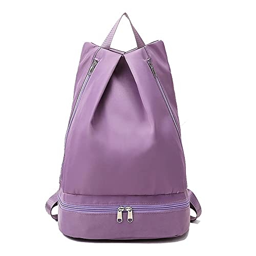 maytopia Gym Backpack for Women with Shoes Compartment & Wet Pocket,Small Workout Water Resistant bag