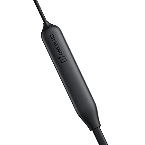 OnePlus Bullets Wireless Z2 Bluetooth 5.0 in Ear Earphones, Bombastic Bass – 12.4 mm Drivers, 30 Hrs Battery Life (Magico Black)