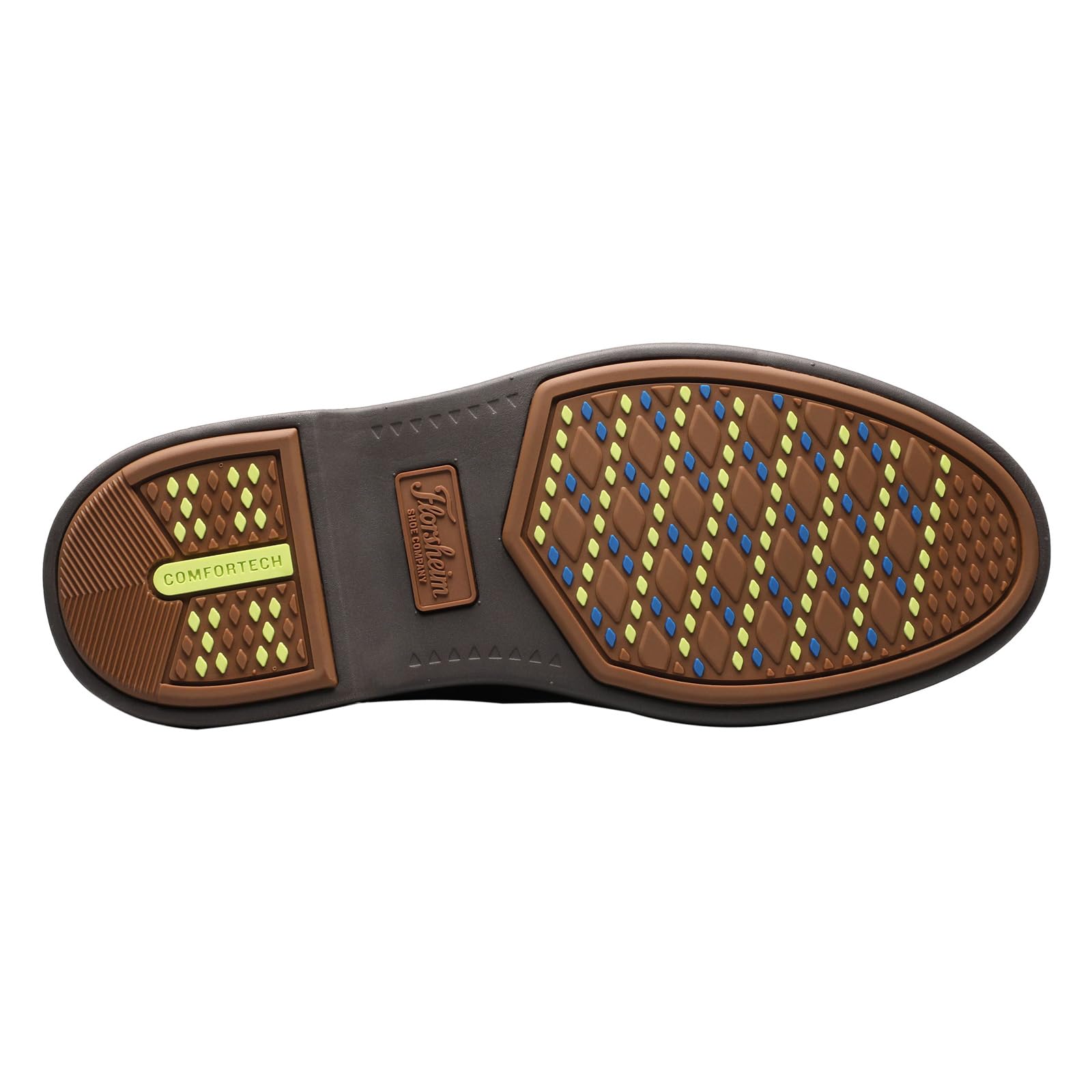 Florsheim Supacush Plain Toe Ox Jr Boys' Toddler-Youth Oxford, 3.5 M US Big Kid, Brown-Brown