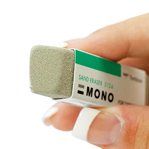 Tombow 67304 Mono Sand Eraser, 2-Pack. Silica Eraser Designed to Remove Colored Pencil and Ink Markings…