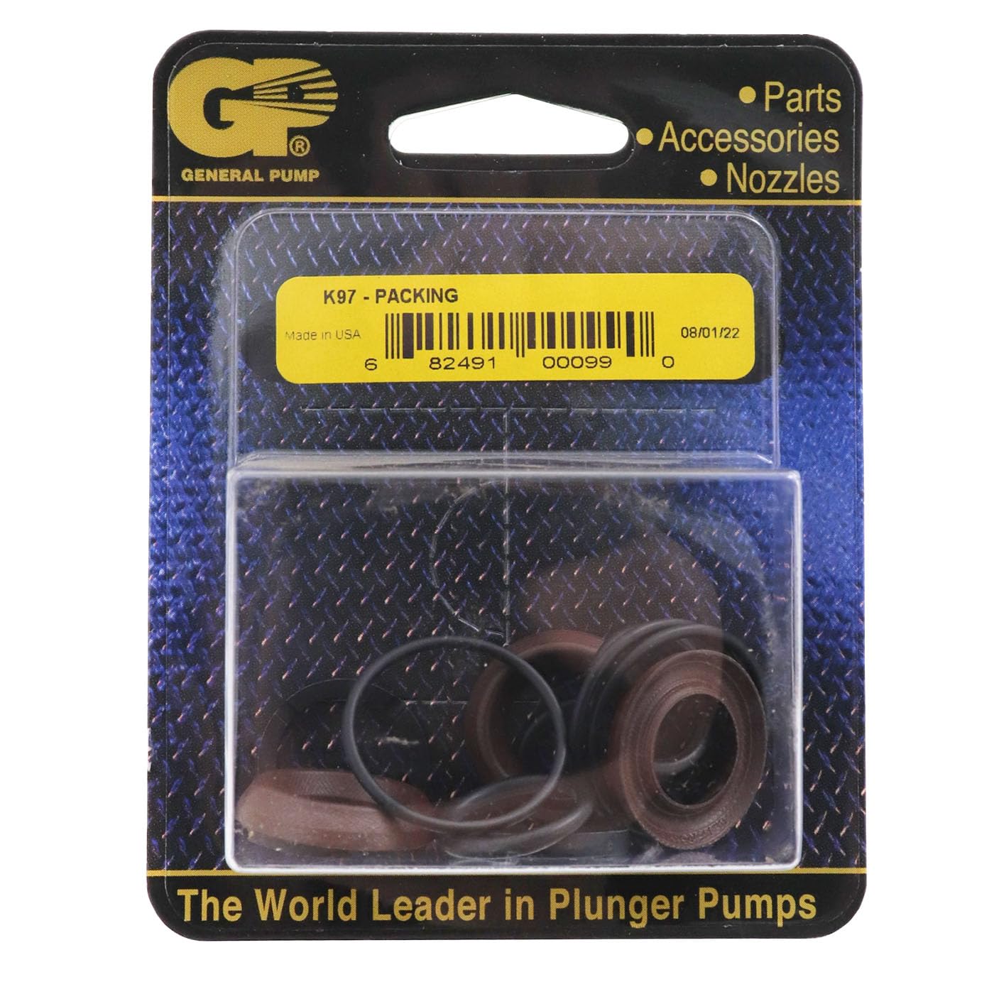 General Pump Kit 97 Complete Seal Packing for Interpump and General TT2028, TT9071 & TP2530 Pumps