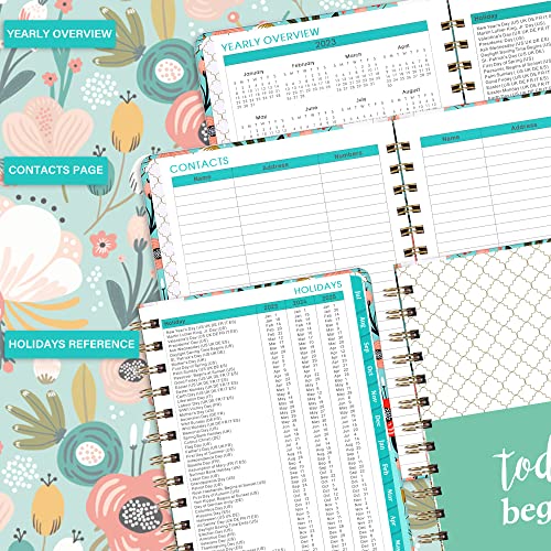 Planner 2023-2024 - Weekly Monthly Planner 2023-2024, July 2023 - June 2024, 12 Monthly Weekly Planner with Tabs, Hardcover, 6.4ββ x 8.3'' Calendar Planner with Elastic Closure, Inner Pocket
