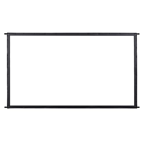 KODAK 150” Replacement Projector Screen | Fast Fold High Contrast White Projection Backdrop for Outdoor & Indoor Movies in Front Projection | Easy Clean Glare Proof, Wrinkle Free Fabric