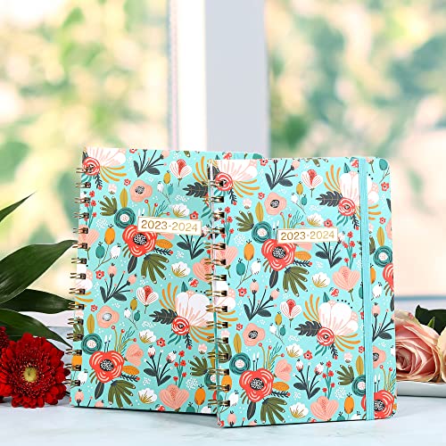 Planner 2023-2024 - Weekly Monthly Planner 2023-2024, July 2023 - June 2024, 12 Monthly Weekly Planner with Tabs, Hardcover, 6.4ββ x 8.3'' Calendar Planner with Elastic Closure, Inner Pocket