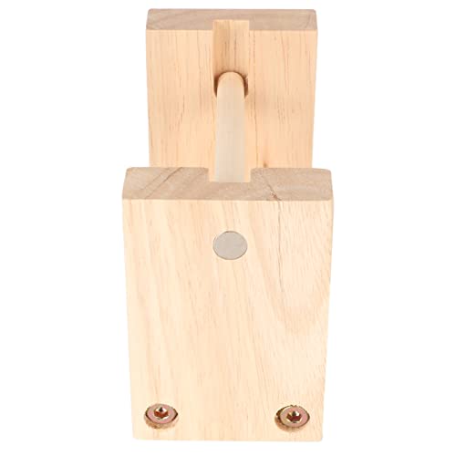 Emoshayoga Yarn Ball Holder, Widely Used Crochet Yarn Holder Solidwood Easy Assembly Rotatable Sturdy Durable for Sewing