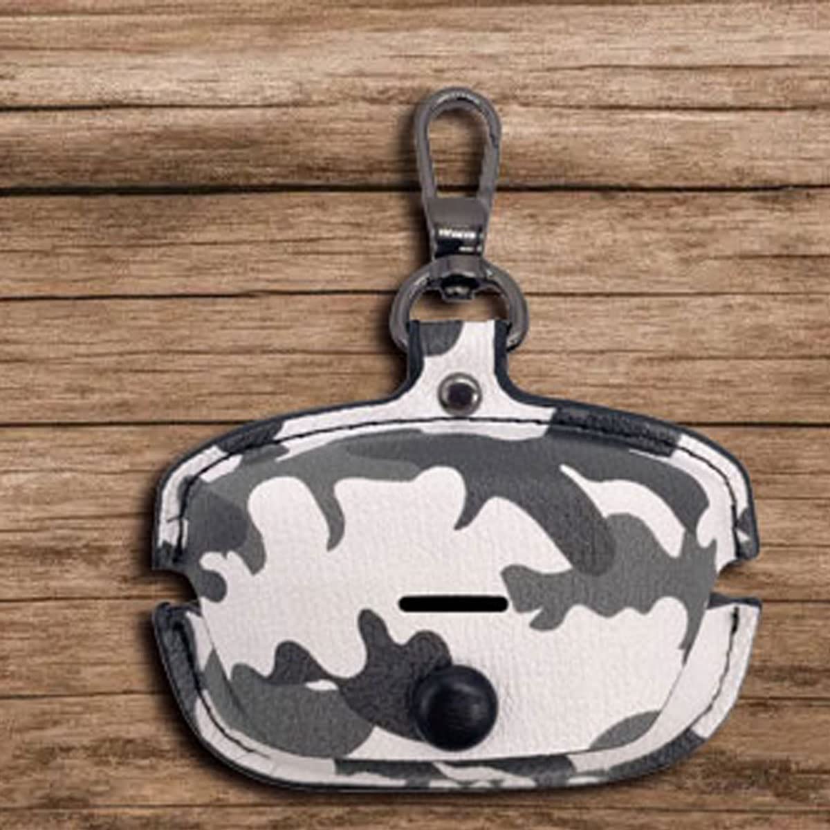 Cover for wf-1000xm4 Cases, Camo Fashion Premium Leather Business Folio Cover for Sony wf-1000xm4