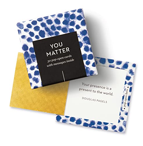 Compendium ThoughtFulls Pop-Open Cards 4-Pack - You're Awesome, You Matter, You're Wonderful, Yay You —120 Pop-Open Cards, Each with a Different Message Inside