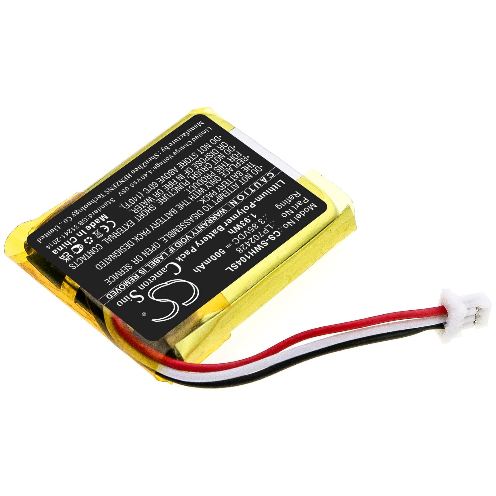 VI VINTRONS Battery for Sony WF-1000XM4 Charging Case, LP702428,