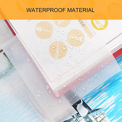 400 Sheets Kaseamu Transparent Sticky Notes 3x3 Inch, 8 Packs of Clear Sticky Notes, Waterproof Translucent Sticky Notes, Aesthetic Sticky Notes for Annotation Supplies, Office & School Supplies