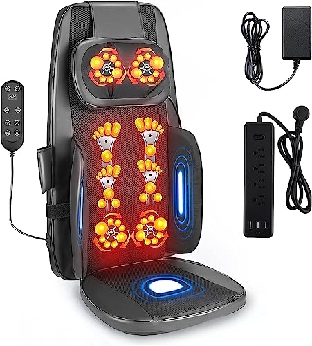 Mercy TOP Massage Chair Pad Massagers for Neck and Back Gifts for Men Women Mom Dad Massager Chair Pad for Back for Home Office use