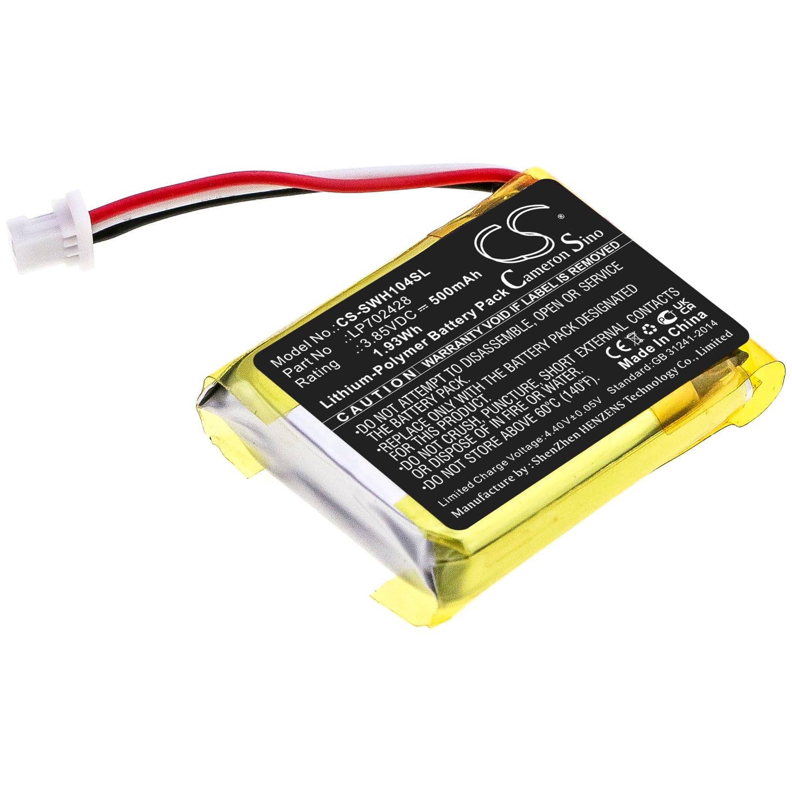 VI VINTRONS Battery for Sony WF-1000XM4 Charging Case, LP702428,