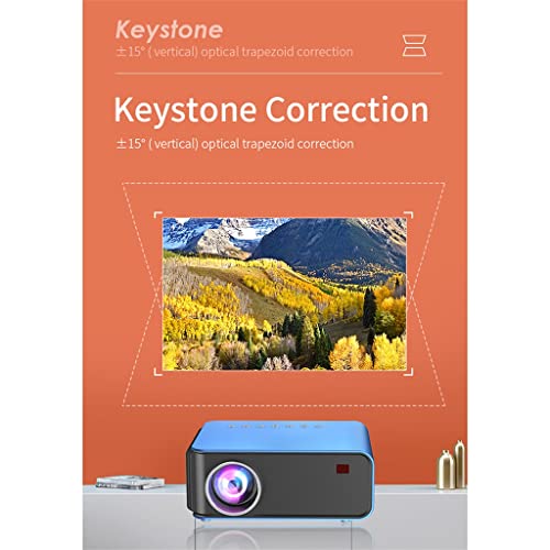 LDCHNH Mini Projector 3600 Lumens Support 1080P LED Big Screen Home Theater Smart Video Beamer