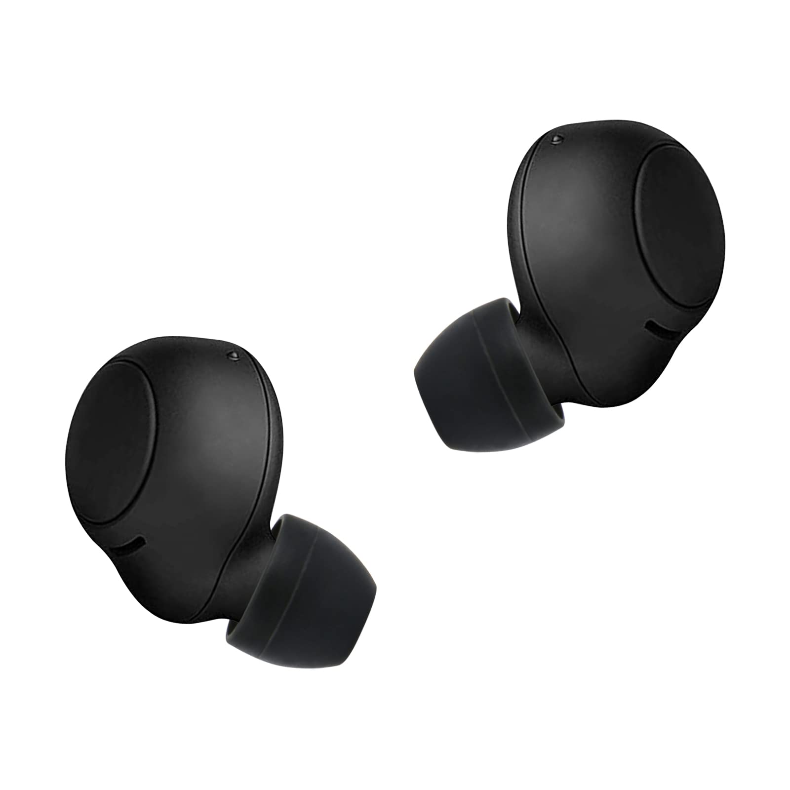 Rieyuf 3 Pairs Replacement Ear Tips Earbuds Eartips Ear Cap Ear Bud Tip Compatible for Sony WF-1000XM4,Powerbeats Pro, BeatsX & Other Inner Hole 3.8mm-4.2mm Earbud in-Ear Headphones, Black (Medium)