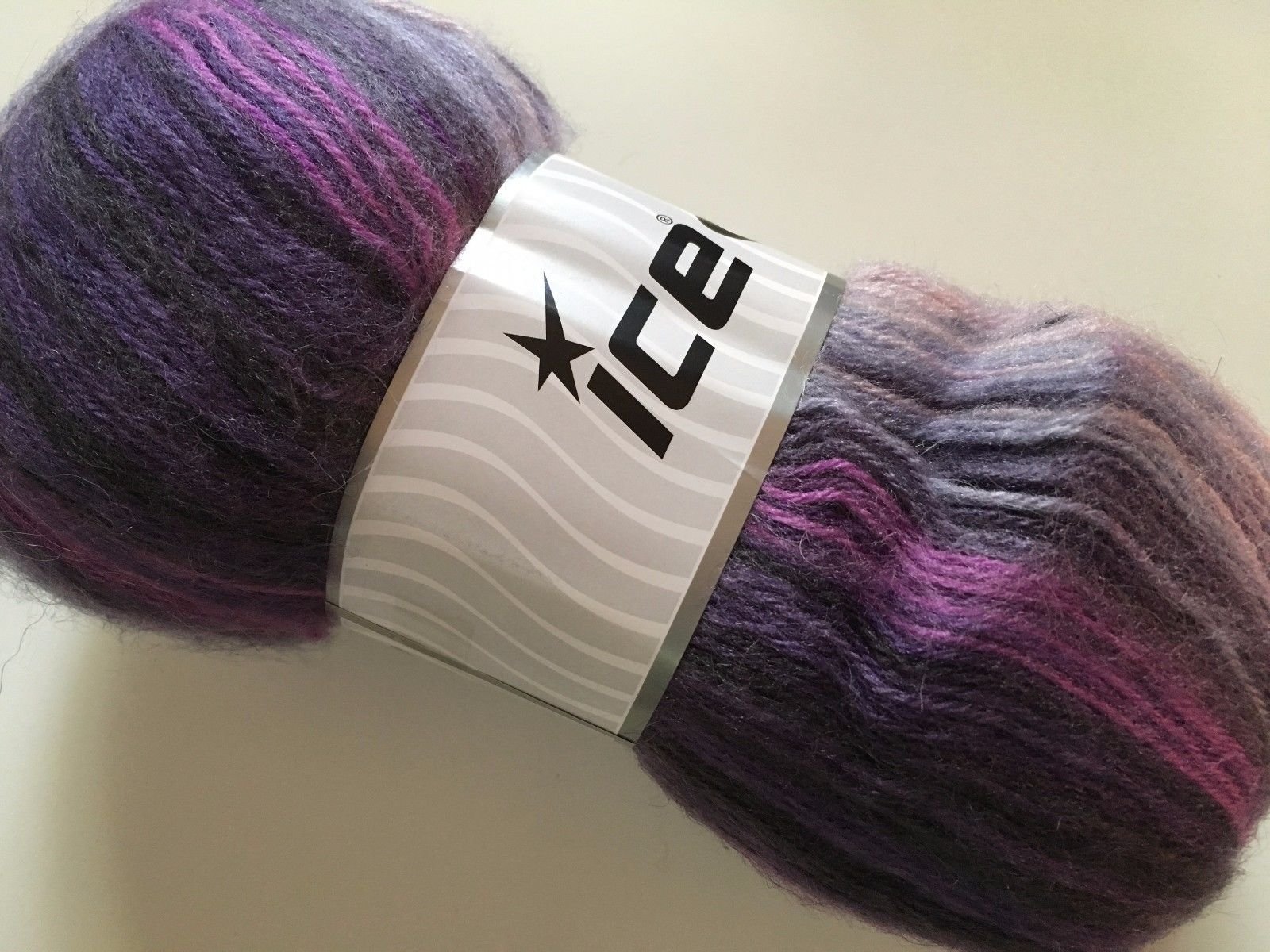 (1) 100 Gram Angora Active Twilight Haze #57796 Purple Pink Lilac Grey Sport Weight Yarn, 546 Yards