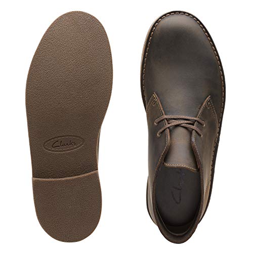 Clarks mens Bushacre 2 Chukka Boot, Beeswax, 7 US