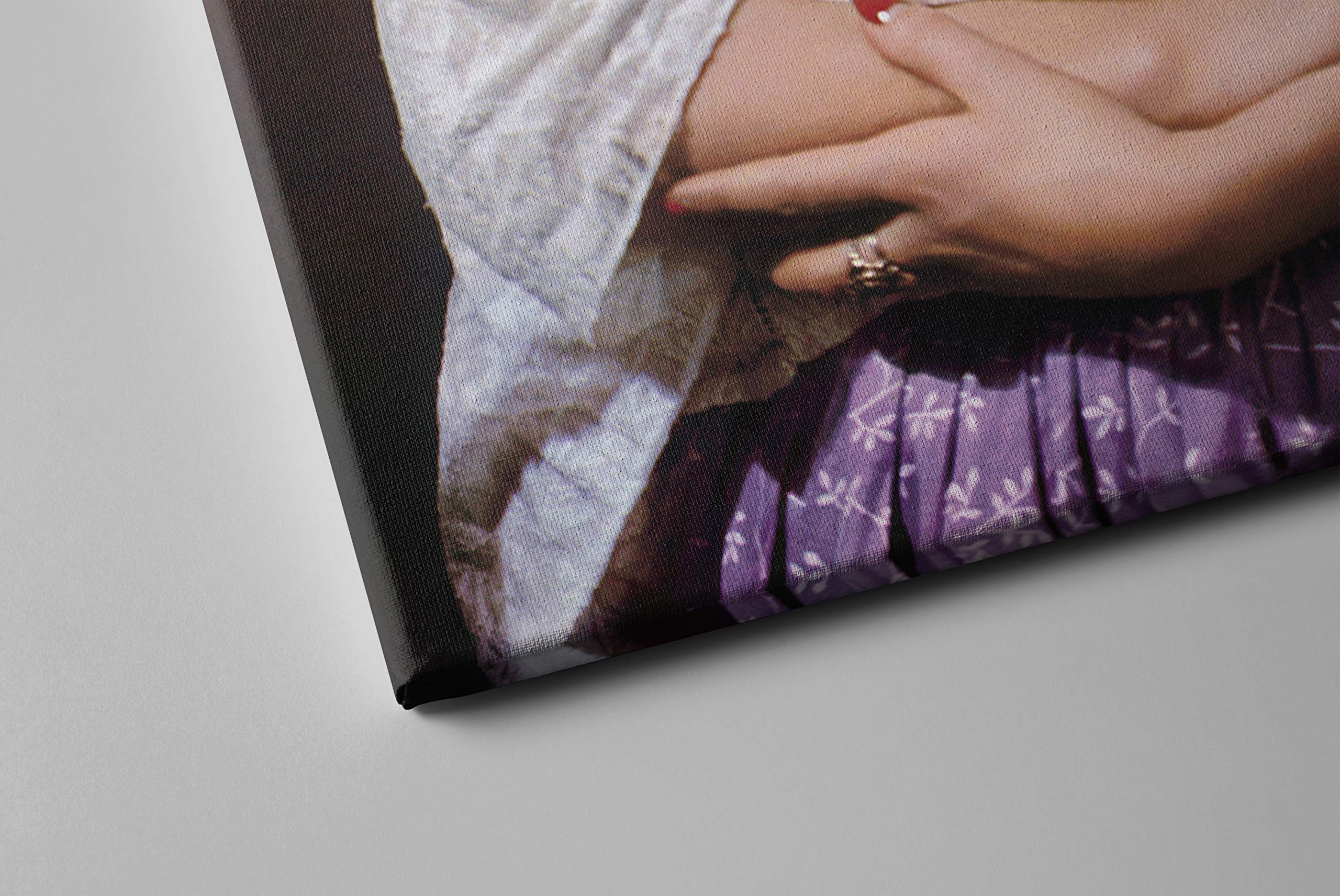 MW MERWEZI Frida Kahlo Poster Painting Canvas Wall Art Home Decor Framed Art (20"x30" Stretched on Wood)