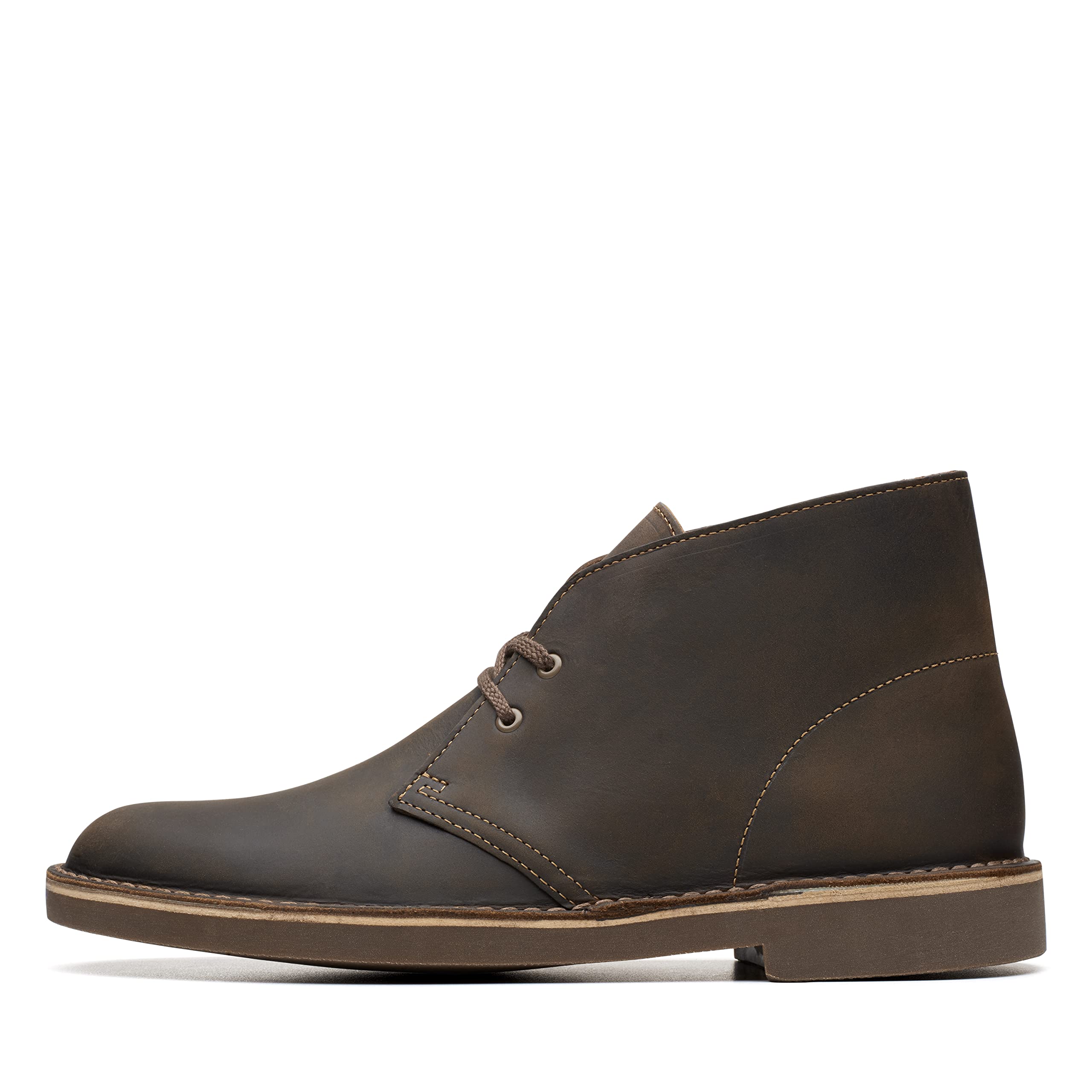 Clarks mens Bushacre 2 Chukka Boot, Beeswax, 7 US