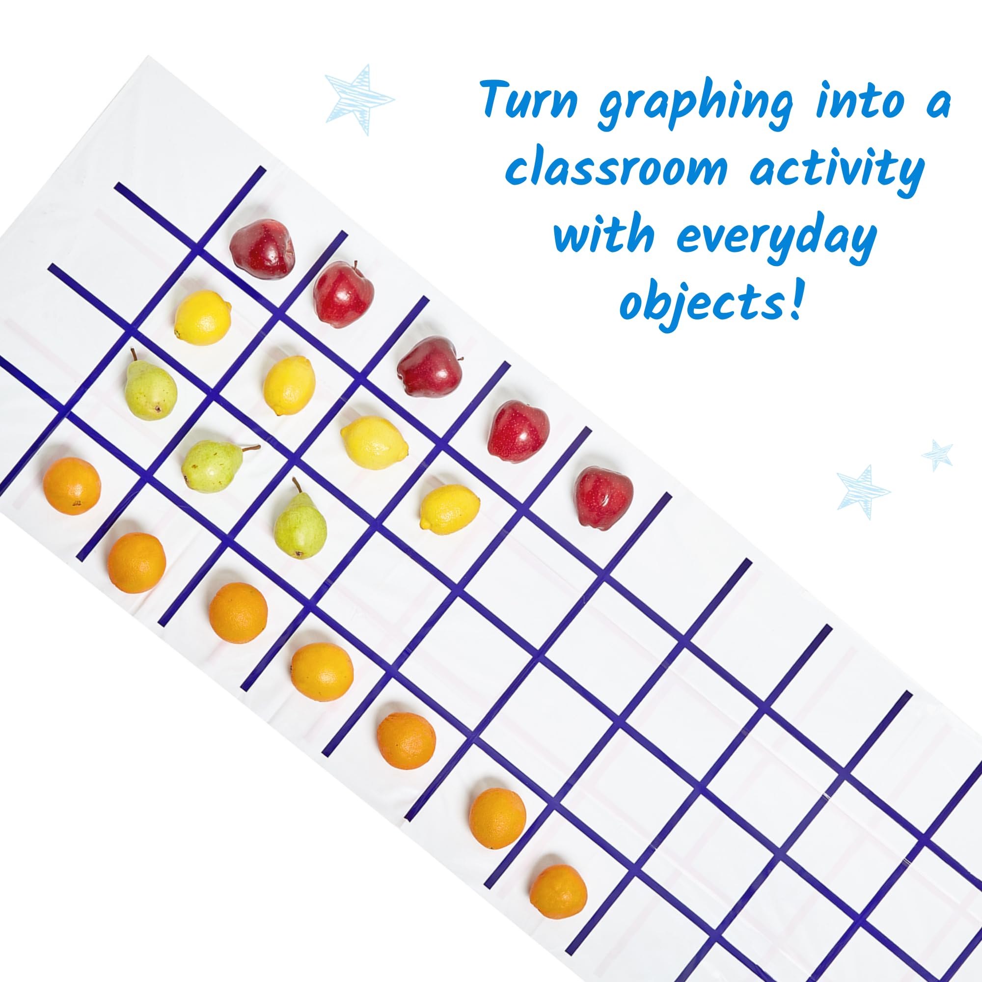 hand2mind Double Sided Floor Graphing Mat, Floor Math, Vinyl Floor Mat for School, Teacher Supplies, Math Manipulatives, Classroom Supplies for Teachers Elementary, Mat Math, School Mats