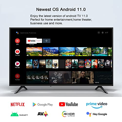 GREVA Android 11 TV Box 4GB RAM 32GB ROM Support Dual Band WiFi 2.4G/5G Voice Remote Control BT 5.0 4K HDR Smart Streaming Media Player