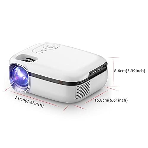 FZZDP New Tech 5G Mini Projector TD92 Native 720P Smart Phone Projector 1080P Video 3D Home Theater Portable Proyector ( Size : Multiscreen Version )