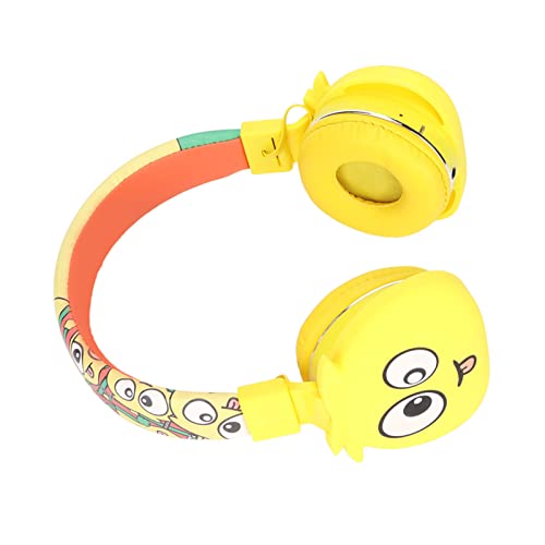 Kids Bluetooth Headphones,Over-Ear Foldable Noise Cancelling Headset,Cute Cartoon Wired/Wireless Headphones,Built in Microphone,Stereo Sound,for Phones Tablets Laptops