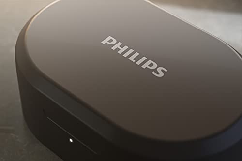 Philips A5205 Wireless Sports Earbuds, IPX7 Waterproof, in-Ear True Wireless Bluetooth 5.1 Headphones, USB-C Charging, Detachable earhooks, Up to 20 Hours of Playtime, TAA5205BK