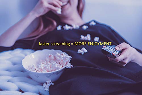 fire-Cable Ethernet Adapter for WiFi TVSticks & Streaming Media Players (Connects TV Stick to a Ethernet for Fast Playback, Streaming and Less Buffering)