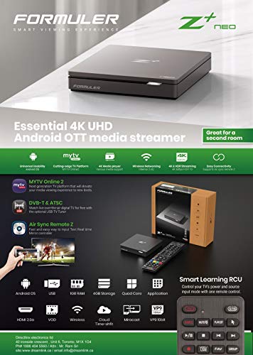 2020 New Formuler Z+ Plus Neo – Budget-Friendly Android Box with Wireless Networking & MYTVOnline 2