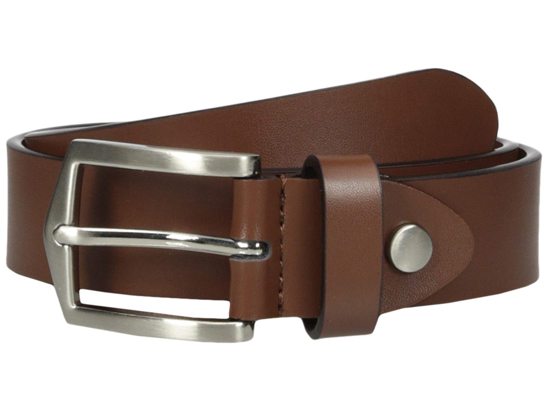 Florsheim Little 30mm Boys Leather Belt, Brown, 24