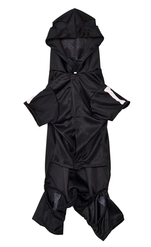 Rubie's Glow in The Dark Skeleton Hoodie Pet Costume, Medium