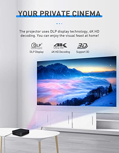 FZZDP P15 Mini DLP Projector -Compatible Pocket Video Beamer Portable Android Home Theater 3D Proyector