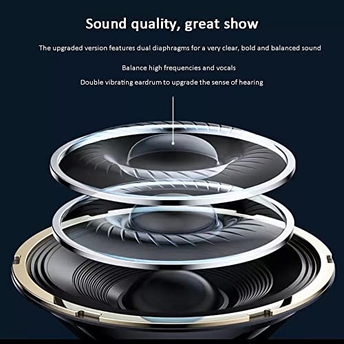 AD Pro3 Earpods Wireless Airdots Bluetooth 5.3 Multi-Function Touch Earbuds Microphone Auto Pairing Earphone Battery Display Charging Headset Voice Assistant Deep Bass Stereo Sound (Black)