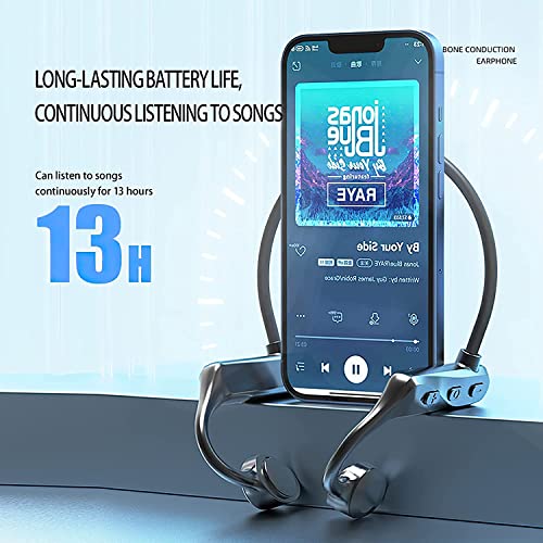 Newly Premium Bone Conduction Open-Ear Sport Headphones β Noise Cancelling Earphones - Built-in Mic Sweat Resistant Earphones for Workouts and Running with Deep Base (Green)-2
