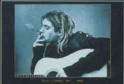 Kurt Cobain Smoking 1967-1994 Nirvana Music Poster Print