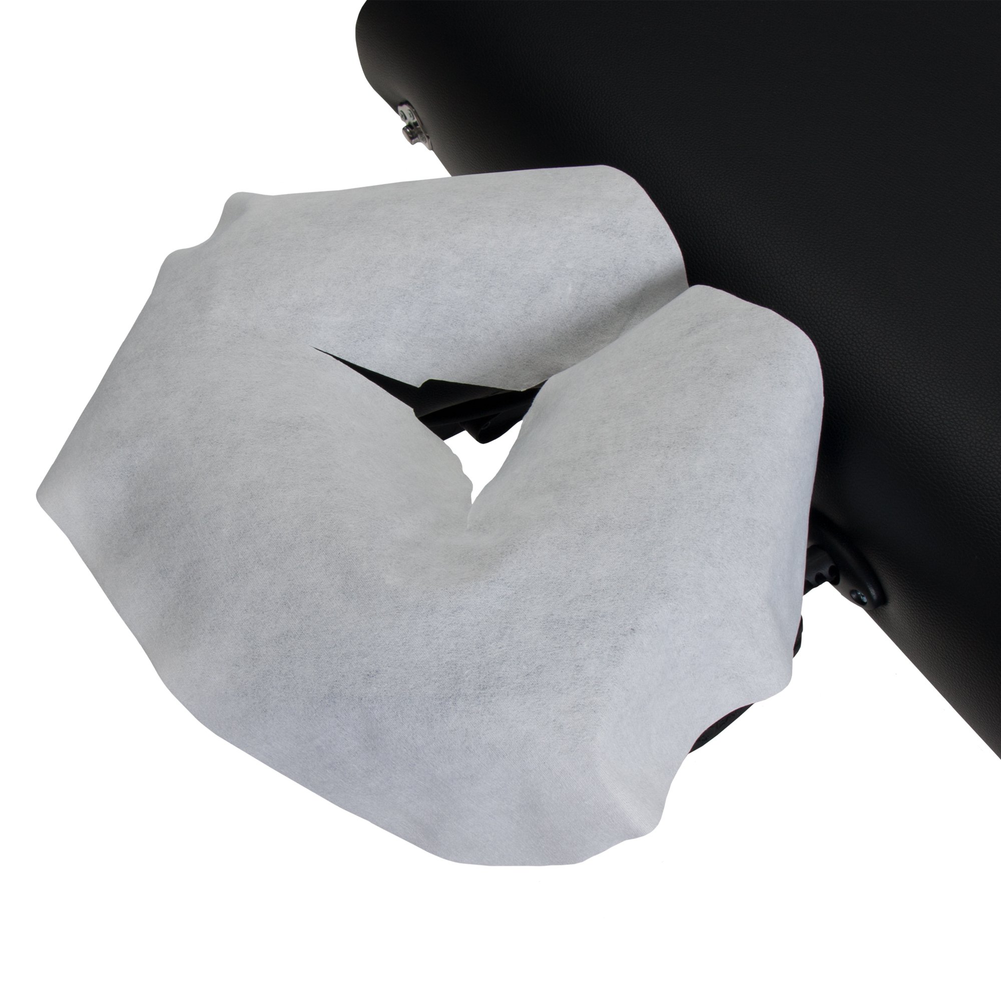 EARTHLITE Disposable Face Cradle Covers – Medical-Grade, Ultra Soft, Luxurious, Non-Sticking Massage Headrest Covers for Massage Tables & Massage Chairs