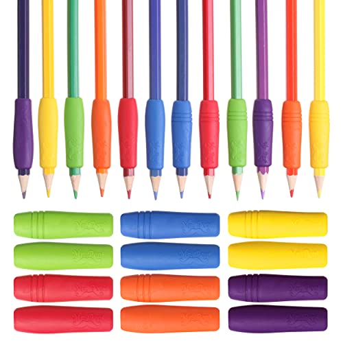 Mr. Pen- Pencil Grips, 12 Pack, Colorful, Pencil Grips for Adults, Pencil Holder for Kids, Pencil Grippers, Pencil Grips for Kids, Rubber Pencil Grips, Pen Grips for Adults with Arthritis