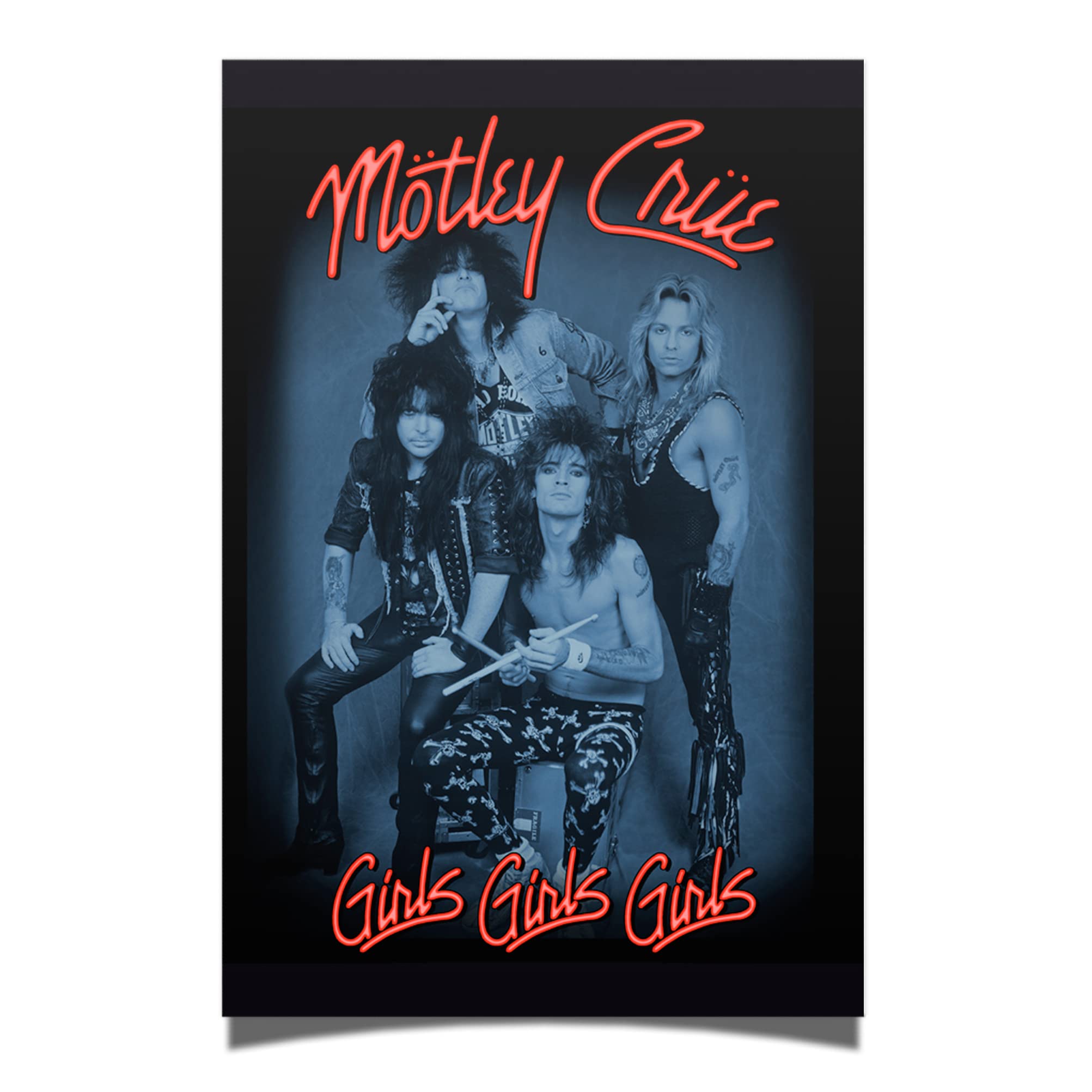 Desert Cactus Motley Crue Poster 24 inches by 36 inches Decoration Room (Design 14)