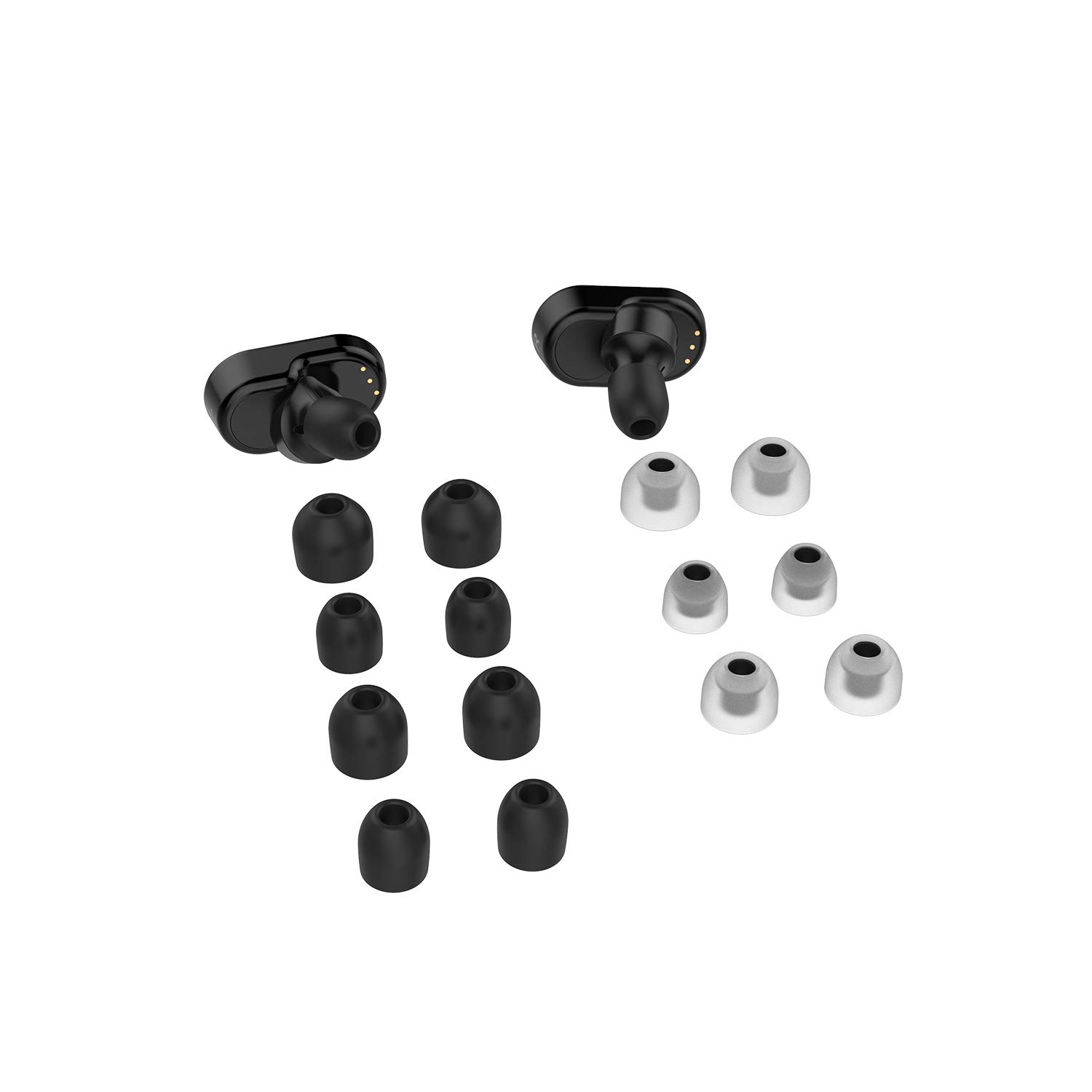 ECSEM Replacement Eartips for Sony WF-1000XM4,WF-1000XM3 Ear Tips,XS/S/M/L 7 Pairs Soft Silicone Earbuds Tips Compatible with Sony WF-1000XM4,WF-1000XM3 Tips,SML,7Pairs