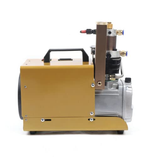 BJTDLLX 4500Psi High-Pressure Electric PCP Air Compressor, 110V 30MPa Scuba Diving Pump, Water Pump Water-cooled with Water Pipe, for Fire Fighting and Diving, Pressure and Leakage Testing