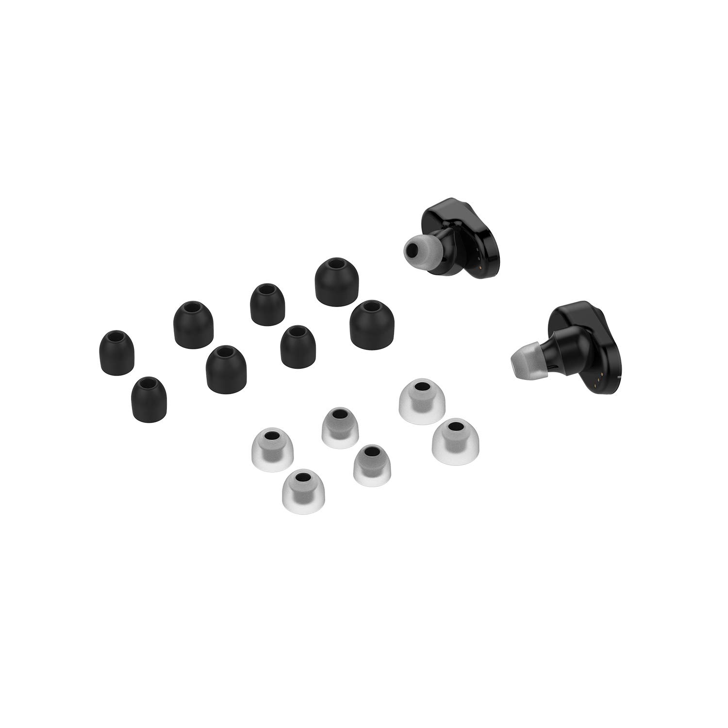 ECSEM Replacement Eartips for Sony WF-1000XM4,WF-1000XM3 Ear Tips,XS/S/M/L 7 Pairs Soft Silicone Earbuds Tips Compatible with Sony WF-1000XM4,WF-1000XM3 Tips,SML,7Pairs