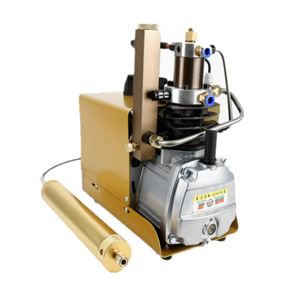 BJTDLLX 4500Psi High-Pressure Electric PCP Air Compressor, 110V 30MPa Scuba Diving Pump, Water Pump Water-cooled with Water Pipe, for Fire Fighting and Diving, Pressure and Leakage Testing