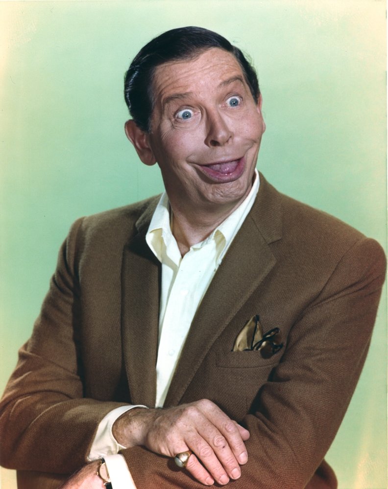 Milton Berle Portrait in Wacky Face Wearing Brown Suit Photo Print (8 x 10)