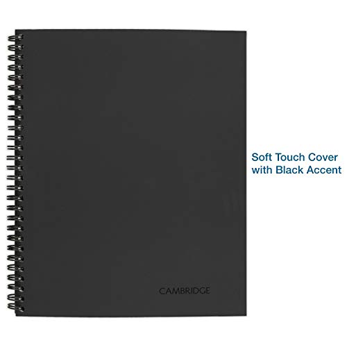 Cambridge Limited Business Notebook, Legal Ruled,6-5/8" x 9-1/2" Page Size, 80 Sheets , Wirebound, Gray (06672)