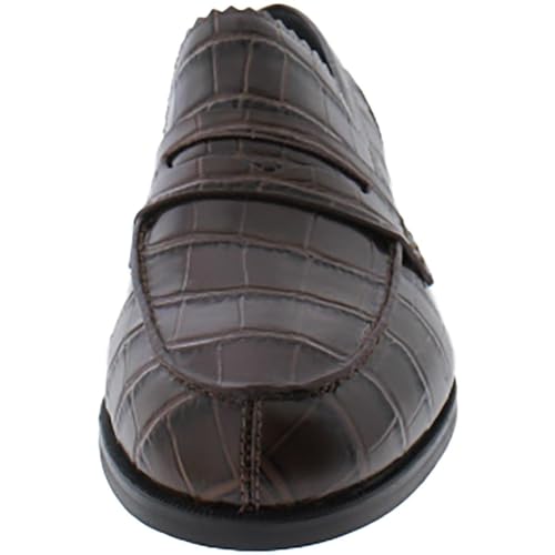 Marc Fisher LTD Women's Milton Moccasin, Dark Brown Leather, 9.5