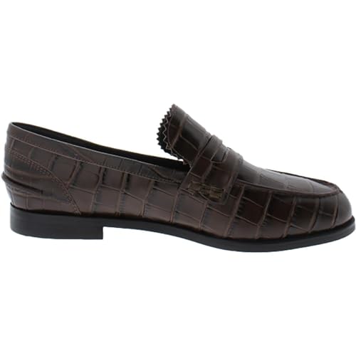 Marc Fisher LTD Women's Milton Moccasin, Dark Brown Leather, 9.5