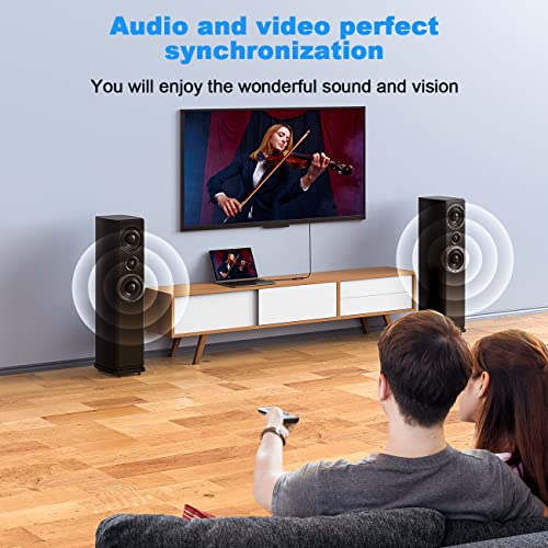 JCHICI HDMI Repeater 2.0, 4Kx2K 1080P 3D HDMI Signal Amplifier Booster Up to 164ft (50M) Transmission Distance 18Gbps Bandwidth HDCP 2.2