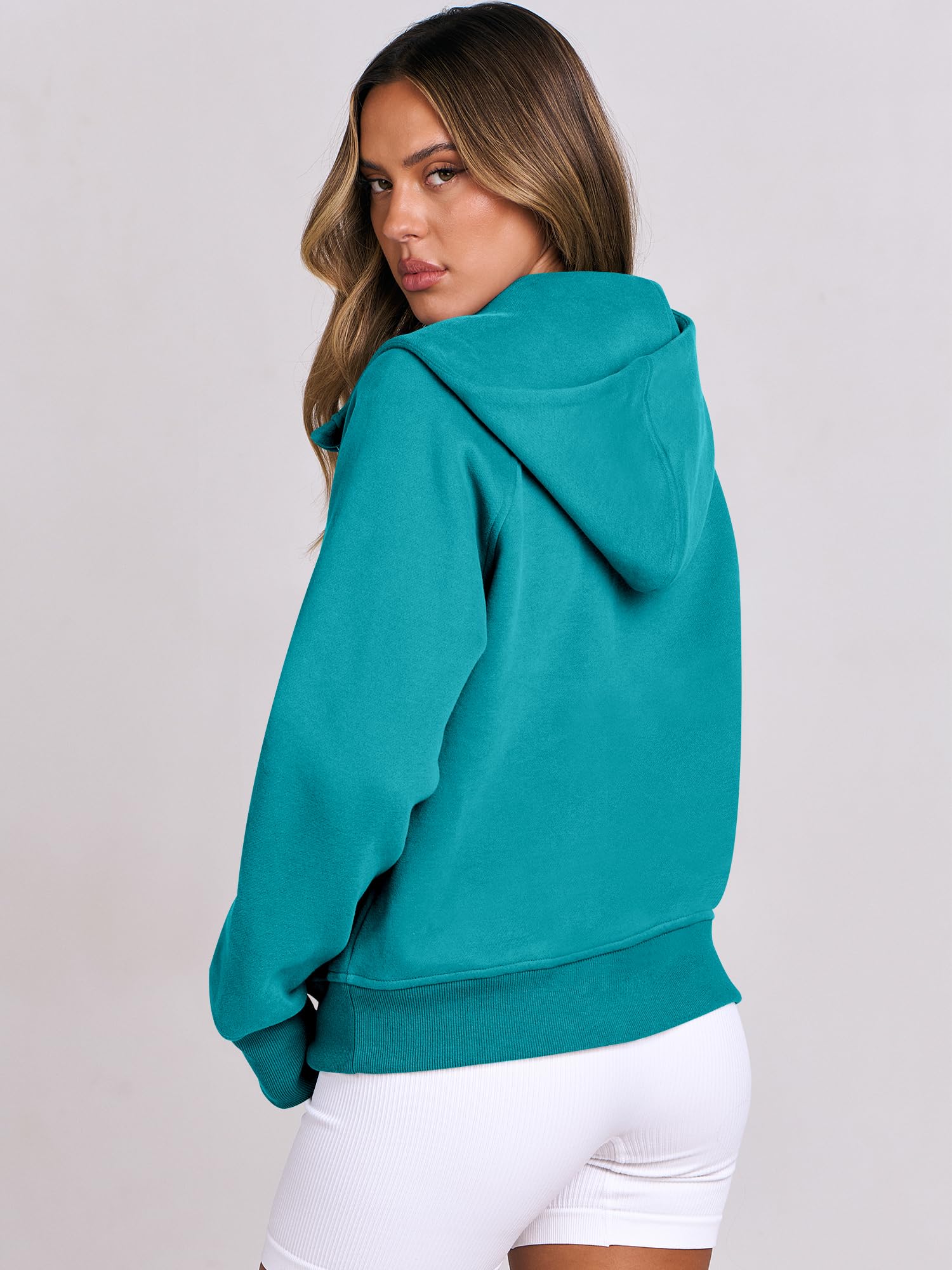 ANRABESS Womens Cropped Zip Up Hoodies Fleece Sweatshirts Zipper Jackets Hooded Pullover Sweaters 2024 Teens Preppy Clothes Medium