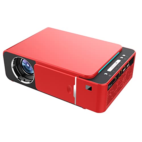 XXXDXDP T6 Android 10 Optional 3000lumen 720p Portable Led Projector I Support 4k 1080p Home Theater Proyector Beamer ( Color : E , Size : External add 32G )