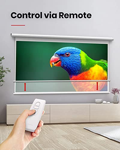 Anker Nebula Solar Portable 1080p Projector with Nebula 100-Inch Projector Screen